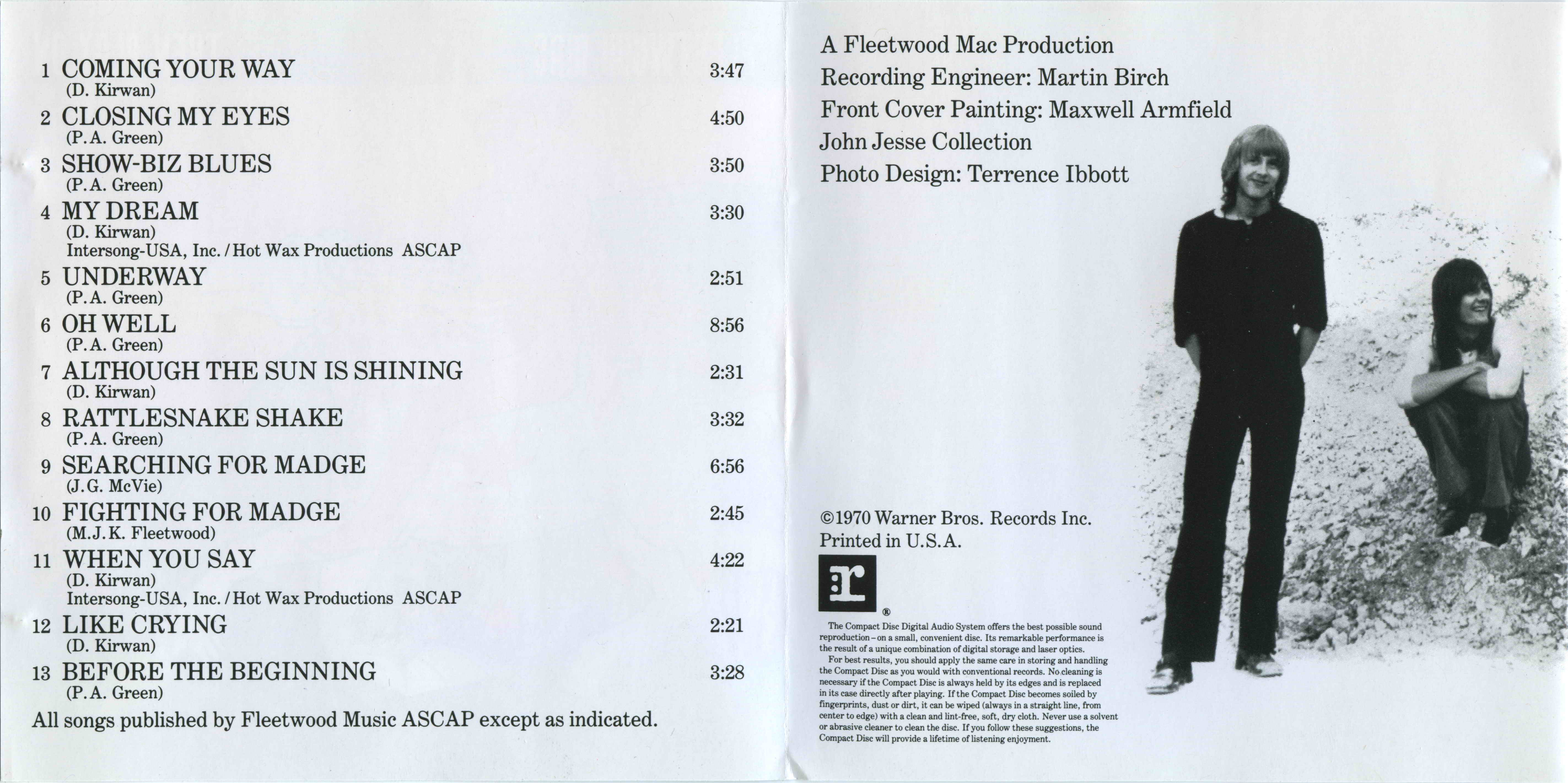 Fleetwood Mac Then Play On : Booklet 3 | CD Covers | Cover Century ...
